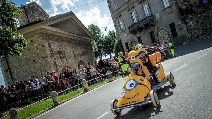 Festa Soap Box Rally - Foto e video Folla in Città Alta, ecco i ...