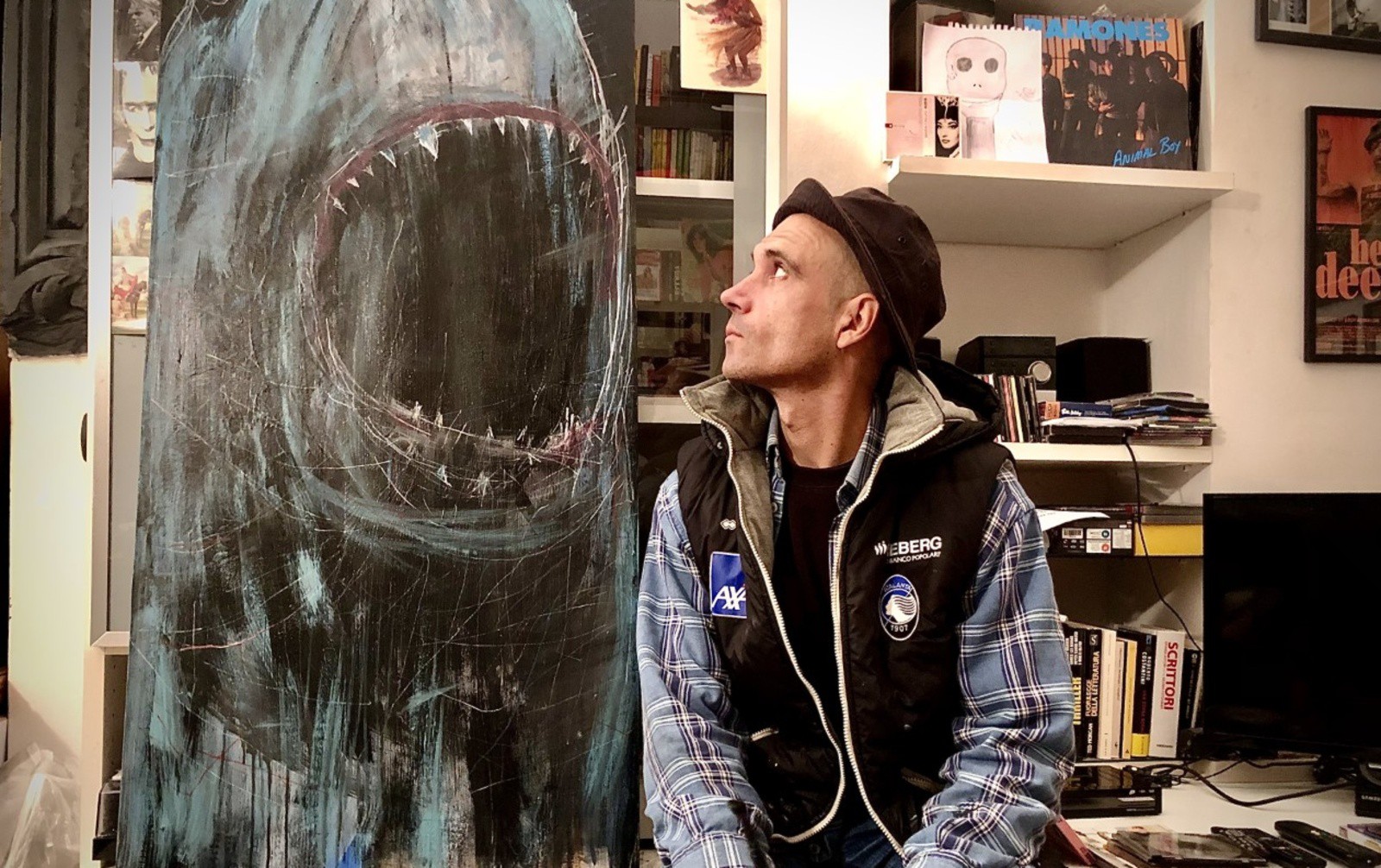 La storia di Manuel Cossu: di Spezia, ma dipinge e suona l’Atalanta ...