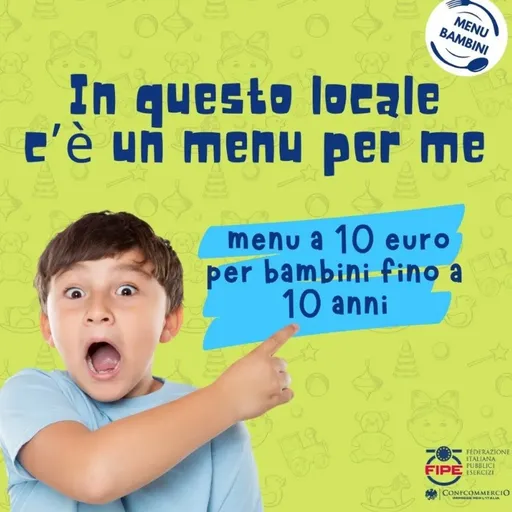Ristoranti e pizzerie, arriva il menù bimbi a 10 euro