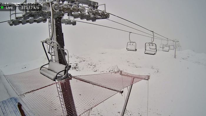 a Colere 10 cm di neve sopra i 2.000 metri- Foto