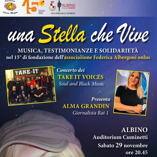 L’associazione Federica Albergoni festeggia 15 anni
