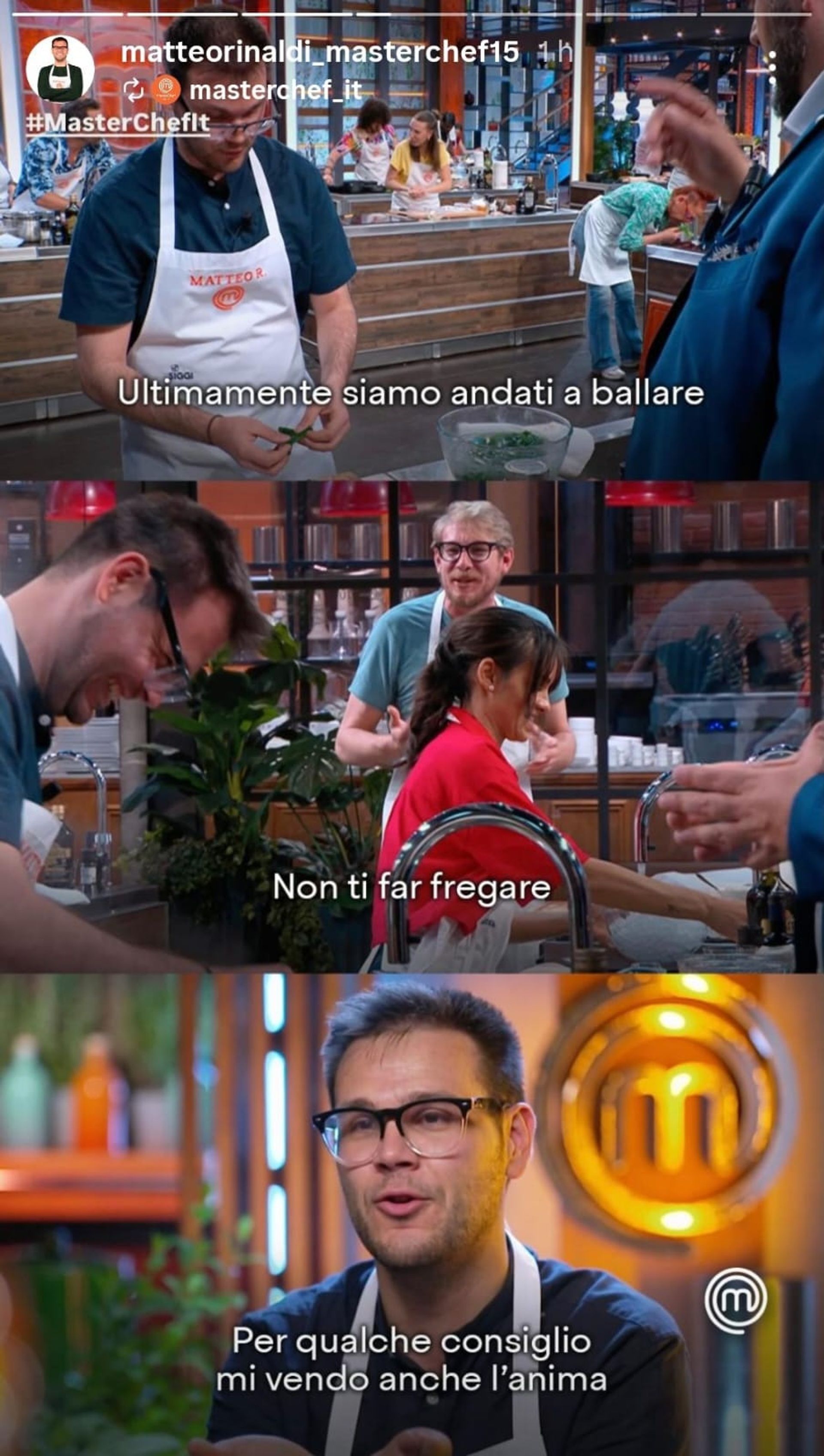 Masterchef, Matteo si salva con un taco alla fonduta di Taleggio